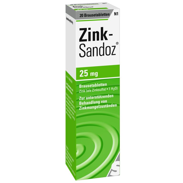 Zink-Sandoz® 25 mg 20 St - Shop Apotheke