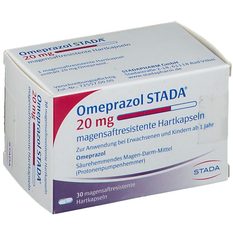 Omeprazol STADA® 20 mg 30 St mit dem E-Rezept kaufen - Shop Apotheke