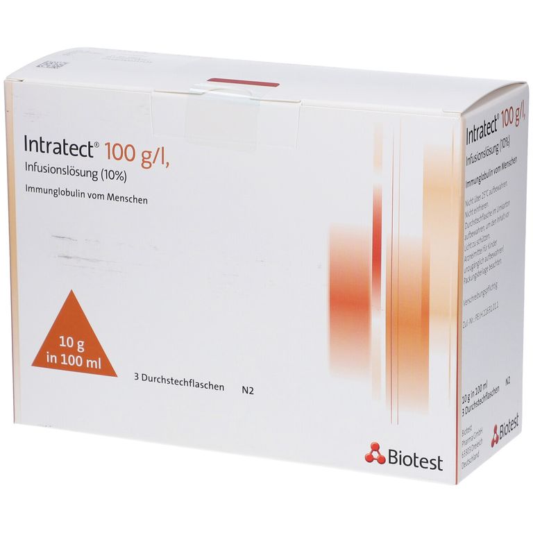 Intratect® 100 g/l 3x100 ml mit dem E-Rezept kaufen - Shop Apotheke