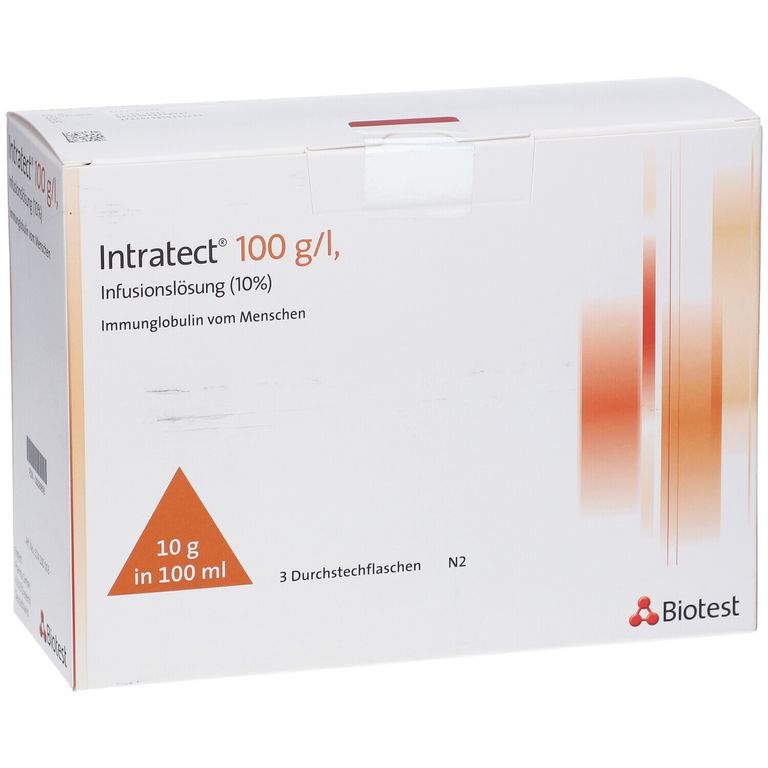 Intratect® 100 g/l 3x100 ml mit dem E-Rezept kaufen - Shop Apotheke