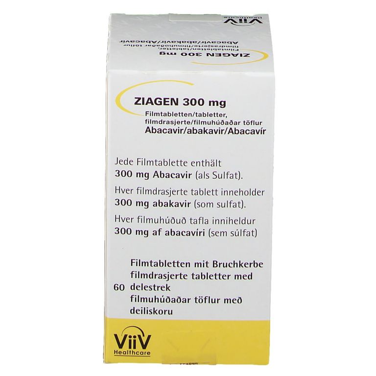 ZIAGEN® 300 mg 60 St mit dem E-Rezept kaufen - Shop Apotheke