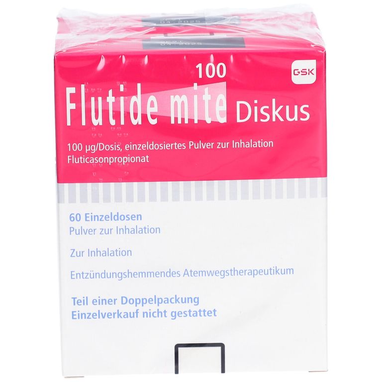 Flutide® mite 100 Diskus® 2x60 St mit dem E-Rezept kaufen - Shop Apotheke