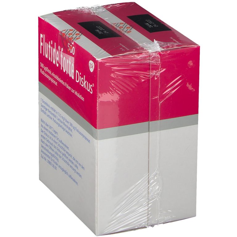 Flutide® forte 500 Diskus® 2x60 St mit dem E-Rezept kaufen - Shop Apotheke