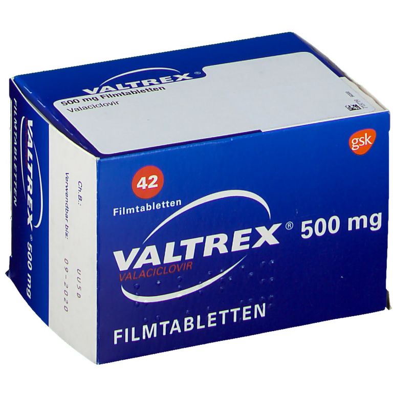 Valtrex 500 mg 42 St mit dem E-Rezept kaufen - Shop Apotheke