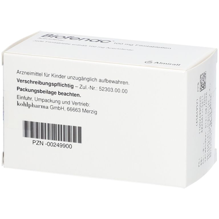 Biofenac 100 St mit dem E-Rezept kaufen - Shop Apotheke