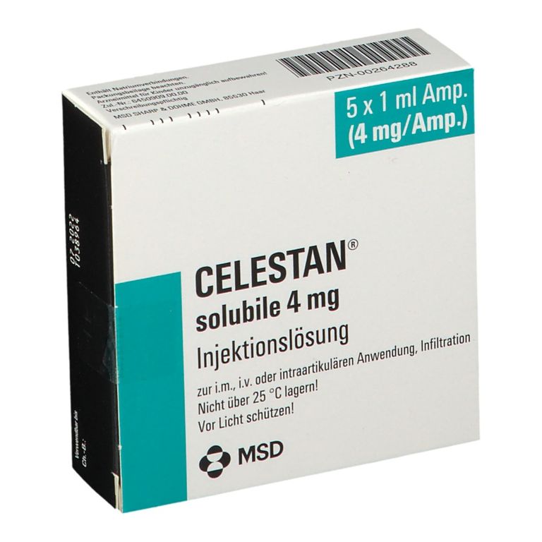 CELESTAN® solubile 4 mg 5 St mit dem E-Rezept kaufen - Shop Apotheke