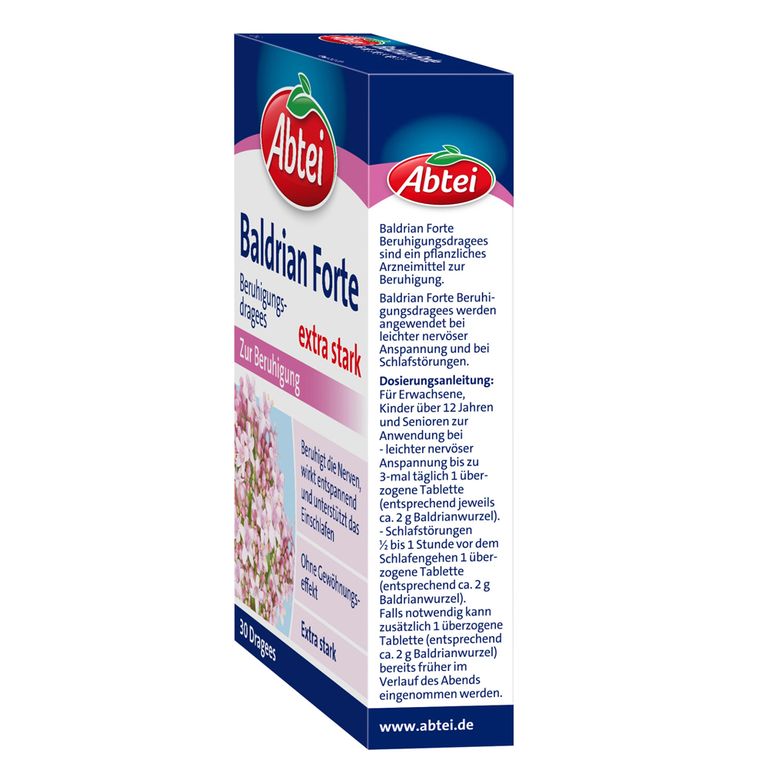 Abtei Baldrian Forte Beruhigungsdragees 30 St - Shop Apotheke