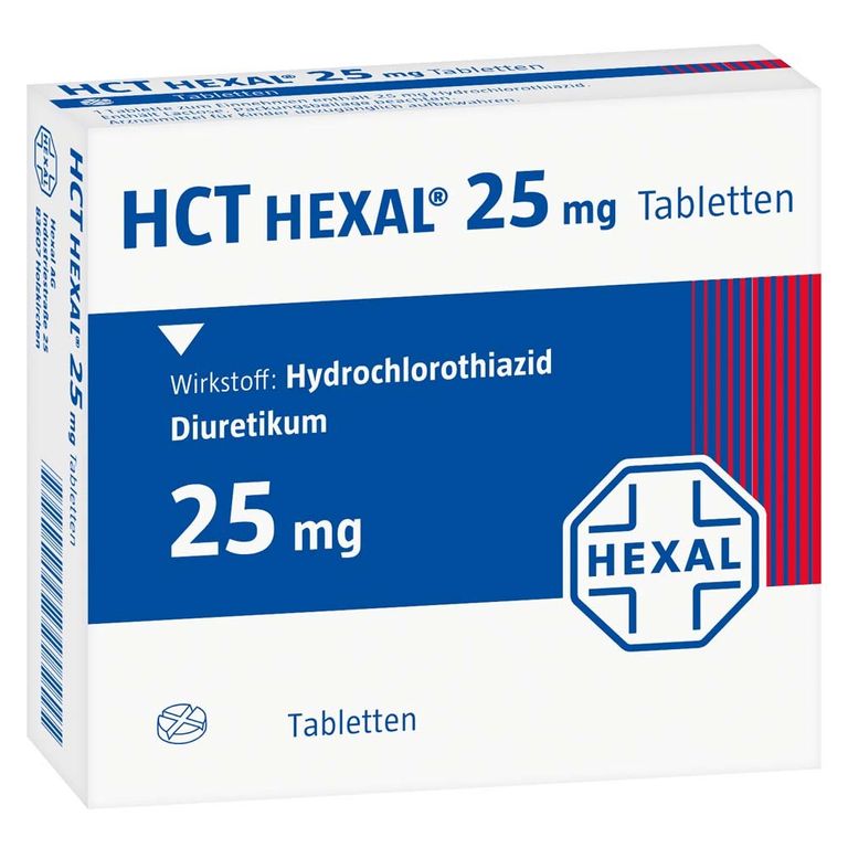 HCT HEXAL® 25 mg 100 St mit dem E-Rezept kaufen - Shop Apotheke