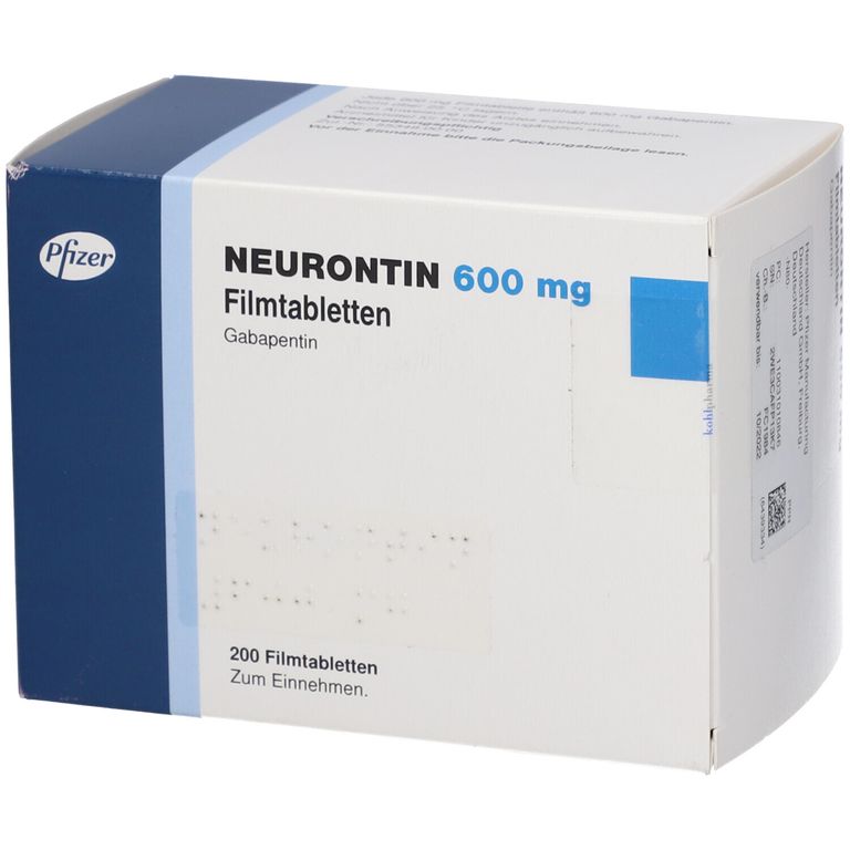 NEURONTIN 600 mg 200 St mit dem E-Rezept kaufen - Shop Apotheke