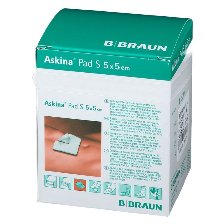 Askina® Pad S 5 x 5 cm 30 St - Shop Apotheke