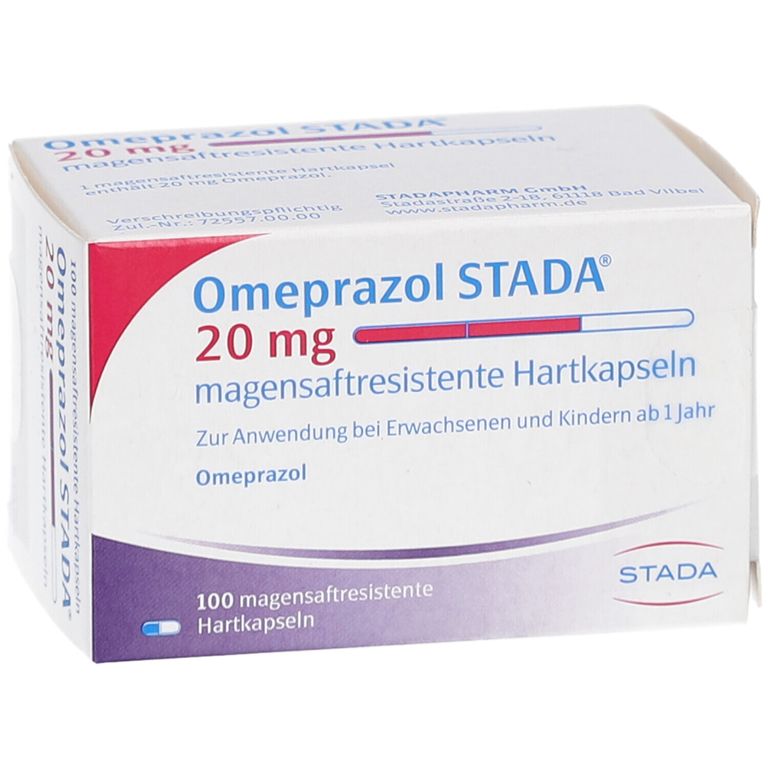 Omeprazol STADA® 20 mg 100 St mit dem E-Rezept kaufen - Shop Apotheke