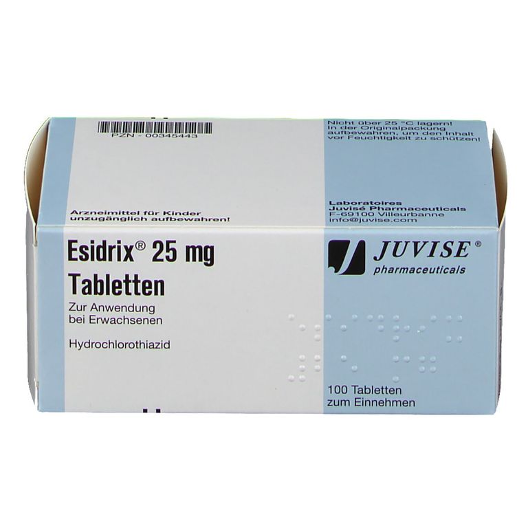 Esidrix® 25 mg 100 St mit dem E-Rezept kaufen - Shop Apotheke