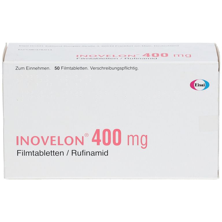 Inovelon Eisai 400 mg 50 St mit dem E-Rezept kaufen - Shop Apotheke