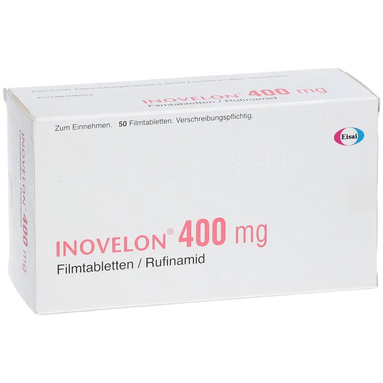 Inovelon Eisai 400 mg 50 St mit dem E-Rezept kaufen - Shop Apotheke
