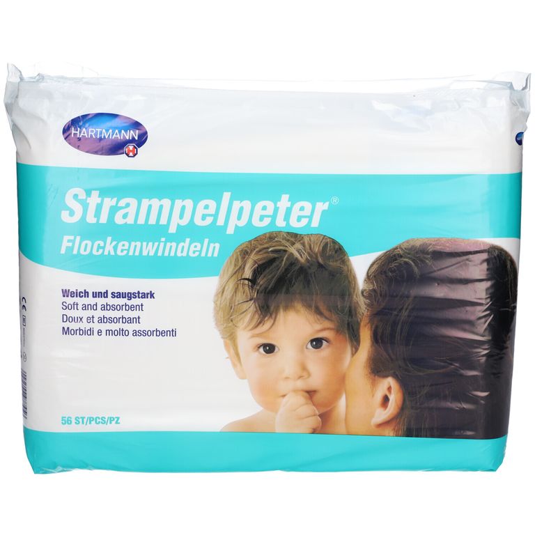 Strampelpeter® Flockenwindeln 56 St - SHOP APOTHEKE