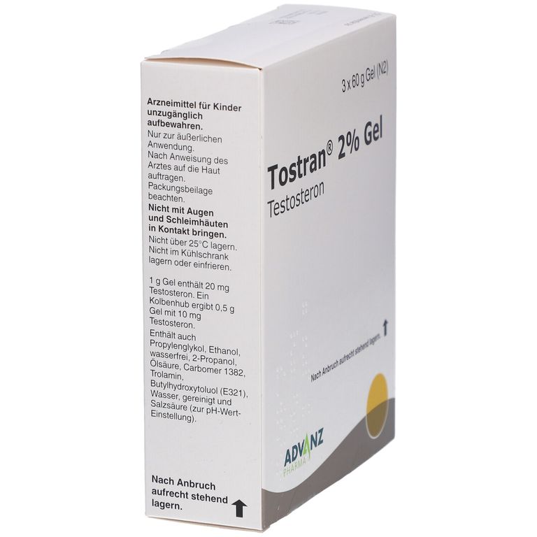 Tostran® 2% Gel 3x60 g mit dem E-Rezept kaufen - Shop Apotheke