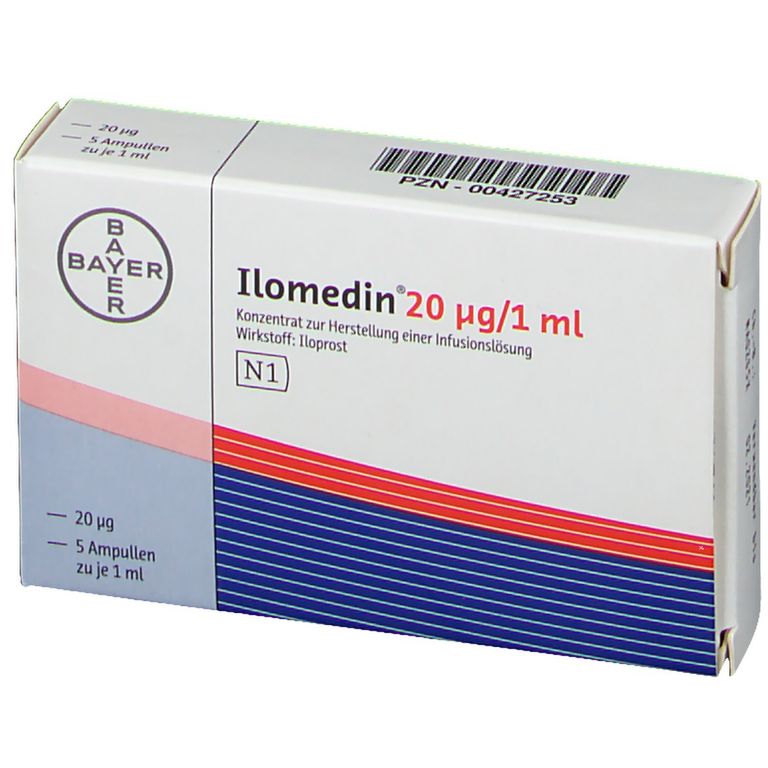 Ilomedin® 20 ug/1 ml 5x1 ml mit dem E-Rezept kaufen - Shop Apotheke