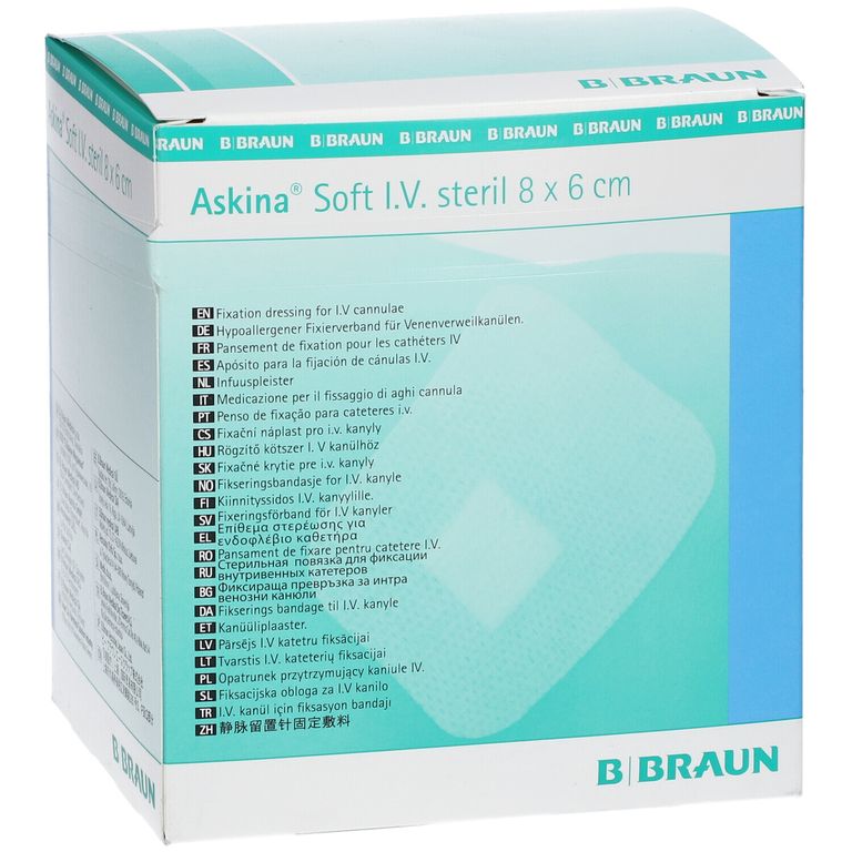 Askina® Soft I.V. steril Wundverband 8 x 6 cm 50 St - Shop Apotheke