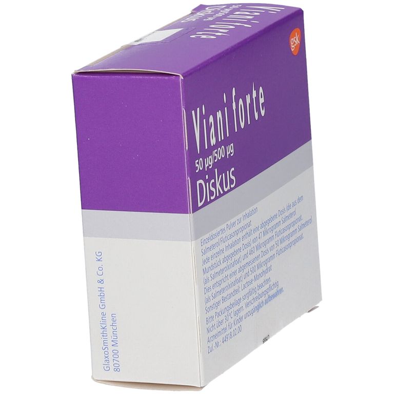 Viani® forte 50 ug/500 ug Diskus® 60 St mit dem E-Rezept kaufen - Shop ...