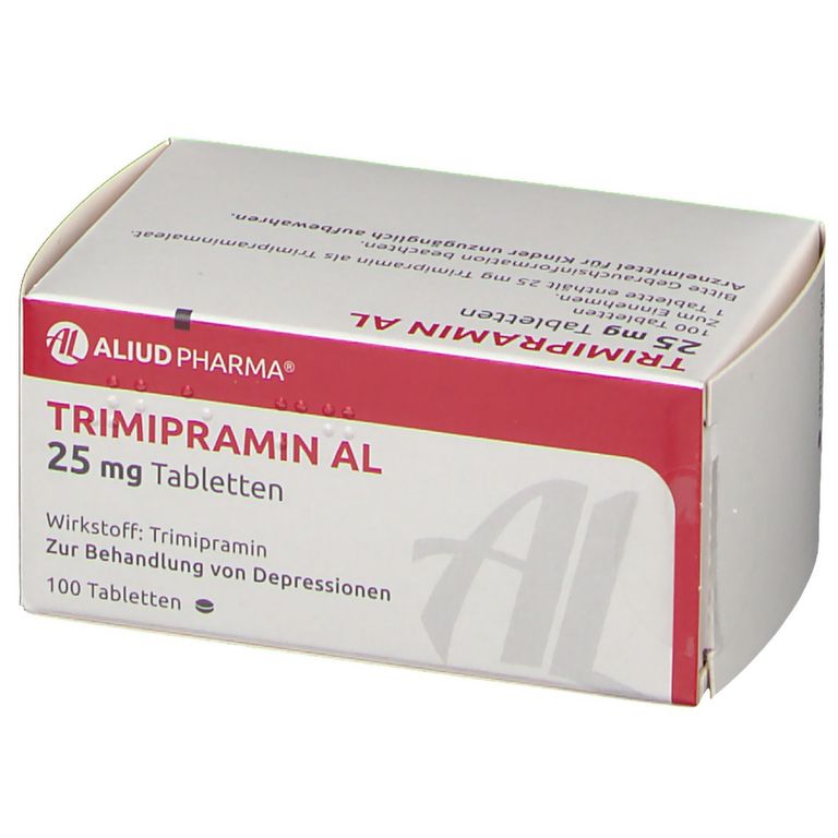 Trimipramin AL 25 mg 100 St mit dem E-Rezept kaufen - Shop Apotheke