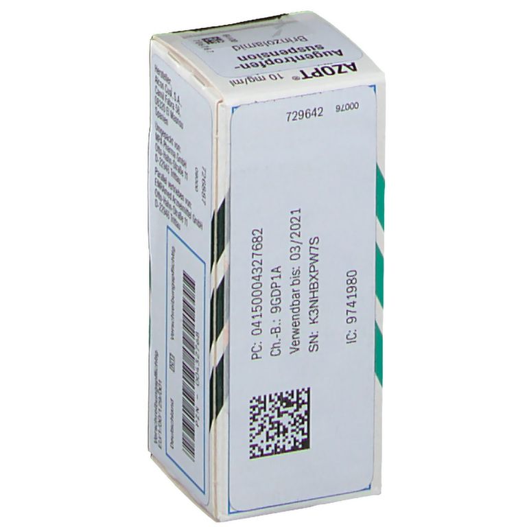 Azopt 10 mg/ml 5 ml mit dem E-Rezept kaufen - Shop Apotheke