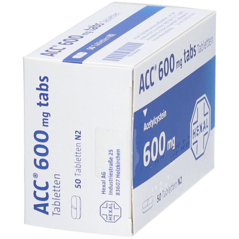 ACC® 600 mg tabs 50 St mit dem E-Rezept kaufen - Shop Apotheke