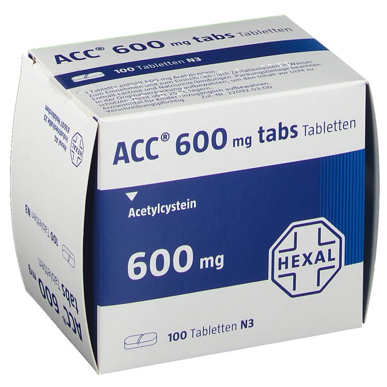 ACC® 600 mg tabs 100 St mit dem E-Rezept kaufen - Shop Apotheke