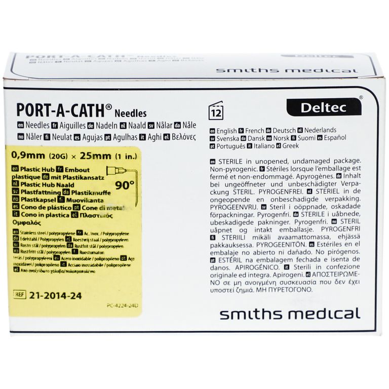 PORTNADEL n. Huber gebogen 20 G 25,4 mm 12 St - Shop Apotheke