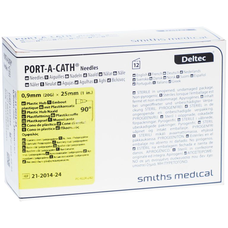 PORTNADEL n. Huber gebogen 20 G 25,4 mm 12 St - Shop Apotheke