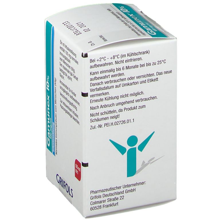 Gamunex® 10 % 100 mg/ml 50 ml mit dem E-Rezept kaufen - Shop Apotheke