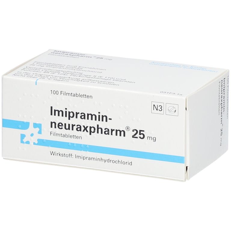 Imipramin-neuraxpharm® 25 mg 100 St mit dem E-Rezept kaufen - Shop Apotheke