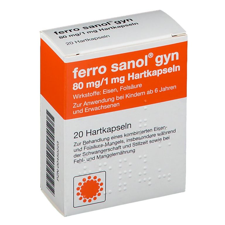 ferro sanol® gyn Kapseln 20 St - Shop Apotheke