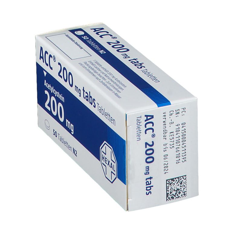 ACC® 200 mg tabs 50 St mit dem E-Rezept kaufen - Shop Apotheke