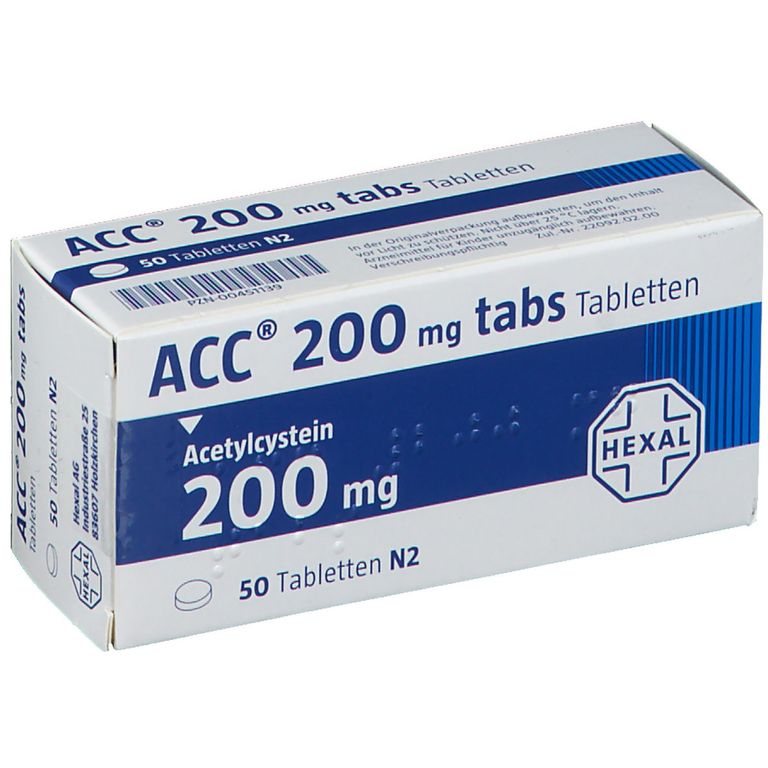 ACC® 200 mg tabs 50 St mit dem E-Rezept kaufen - Shop Apotheke