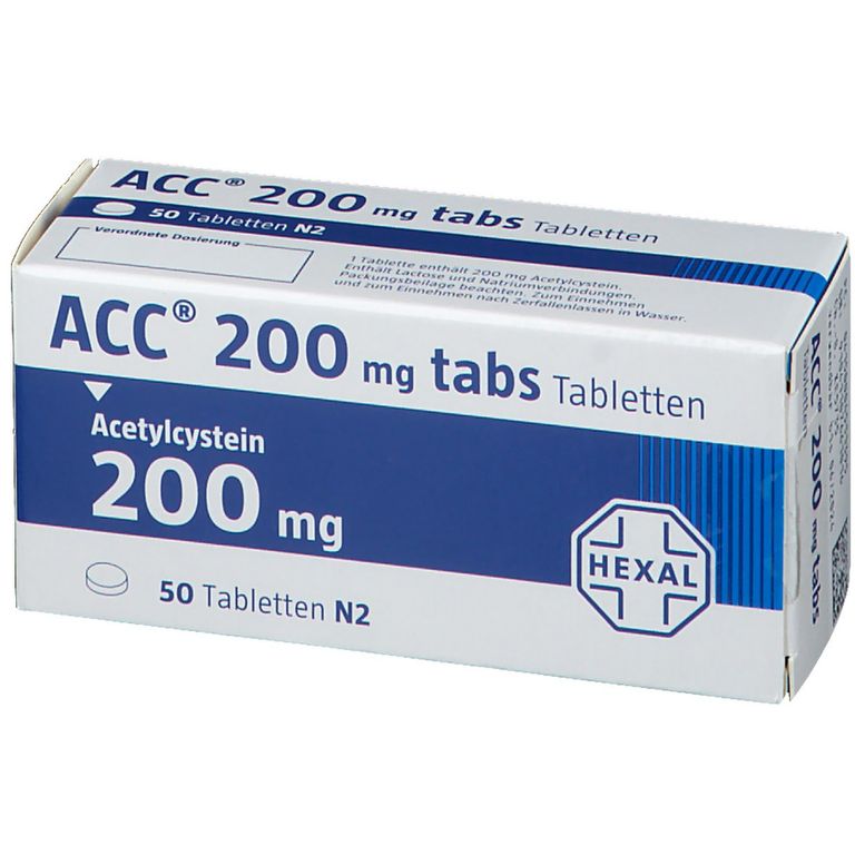 ACC® 200 mg tabs 50 St mit dem E-Rezept kaufen - Shop Apotheke