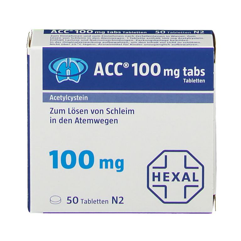 ACC® 100 mg tabs 50 St - Shop Apotheke