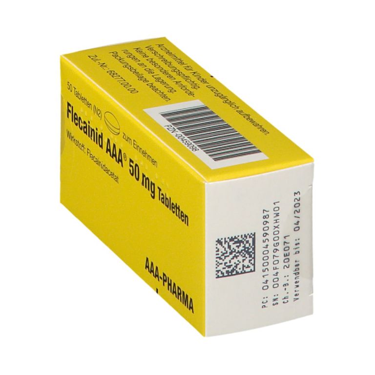 Flecainid AAA® 50 mg 50 St mit dem E-Rezept kaufen - Shop Apotheke