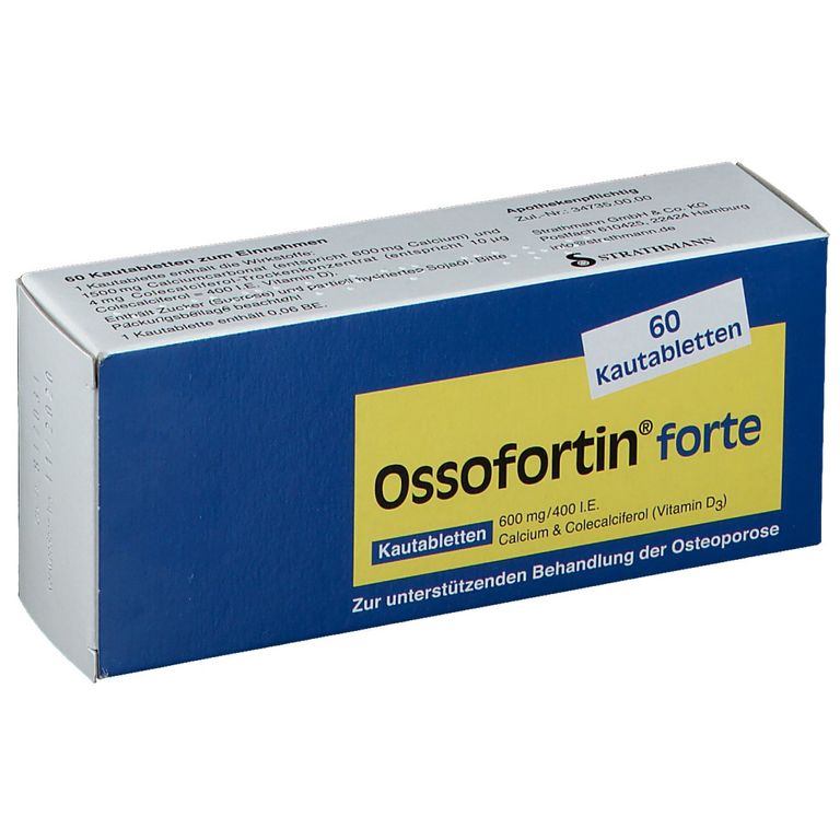 Ossofortin® forte Kautabletten 60 St - Shop Apotheke