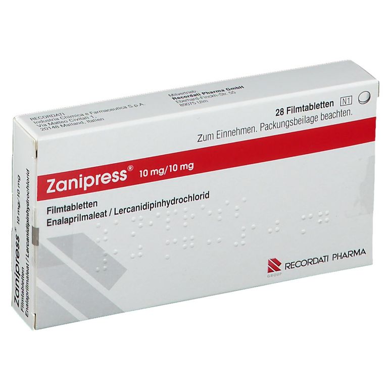 Zanipress® 10 mg/10 mg 28 St mit dem E-Rezept kaufen - Shop Apotheke