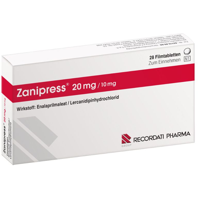 Zanipress® 20 mg/10 mg 28 St mit dem E-Rezept kaufen - Shop Apotheke