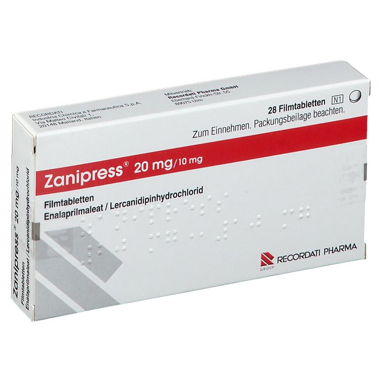 Zanipress® 20 mg/10 mg 28 St mit dem E-Rezept kaufen - Shop Apotheke