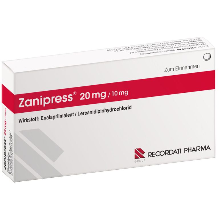 Zanipress® 20 mg/10 mg 100 St mit dem E-Rezept kaufen - Shop Apotheke