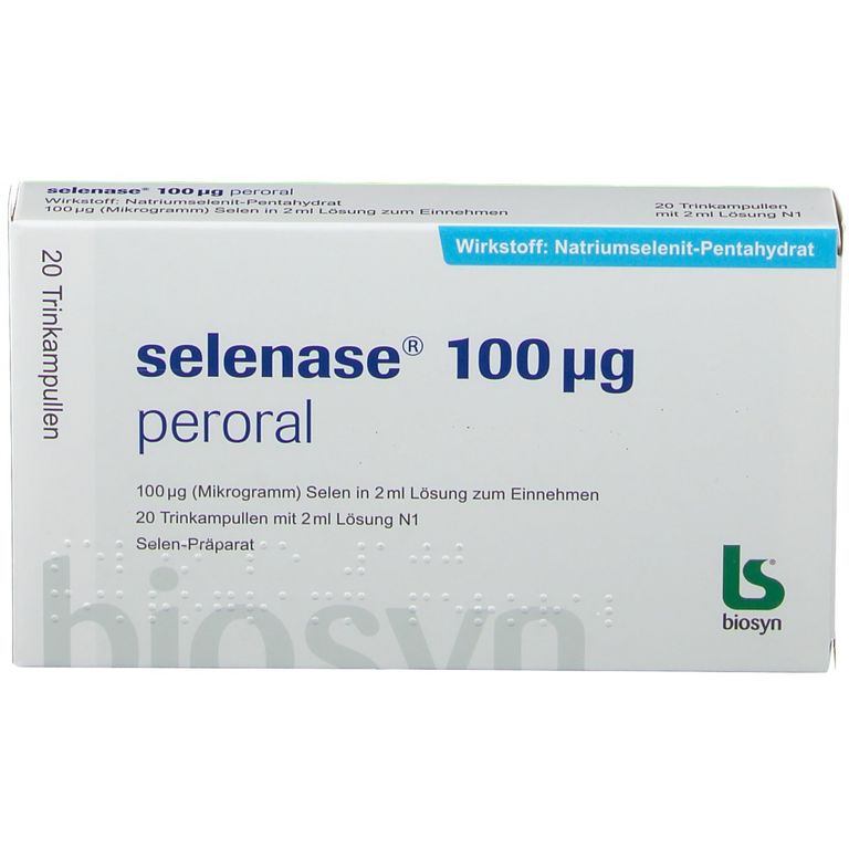 selenase® 100 µg peroral 20x2 ml mit dem E-Rezept kaufen - Shop Apotheke