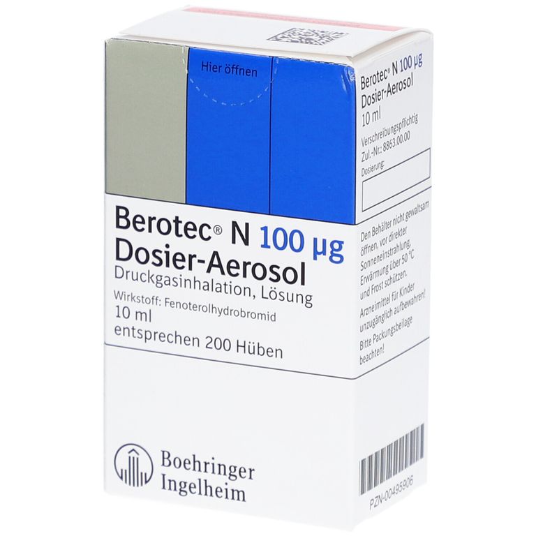 Berotec® N 100 µg 10 ml mit dem E-Rezept kaufen - Shop Apotheke