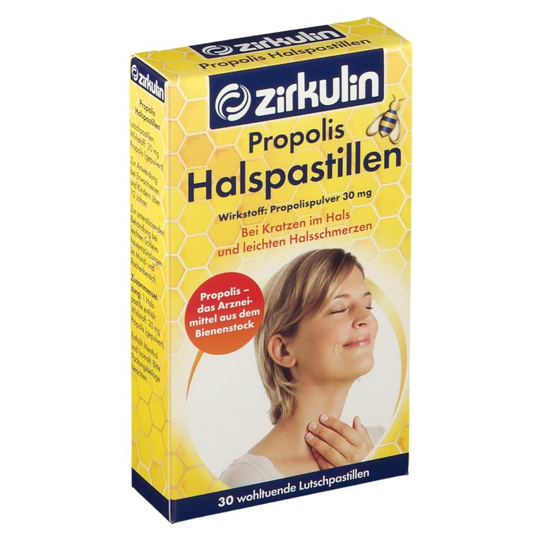 Zirkulin Propolis Halspastillen 30 St - Shop Apotheke