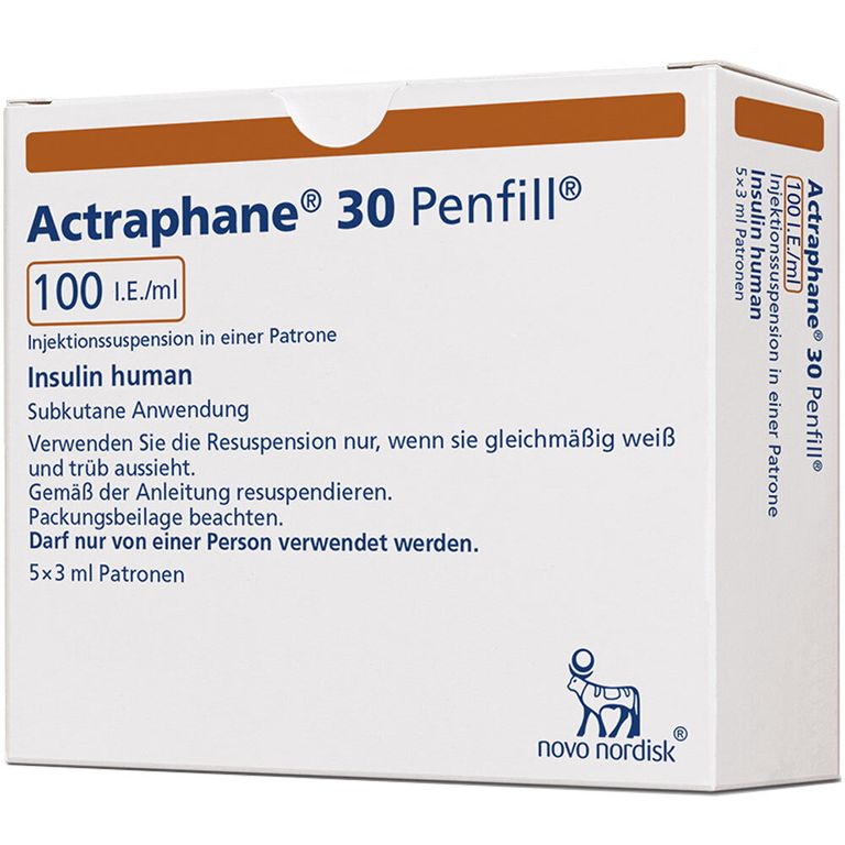 Actraphane® 30 Penfill® 100 I.E./ml 5x3 ml mit dem E-Rezept kaufen ...