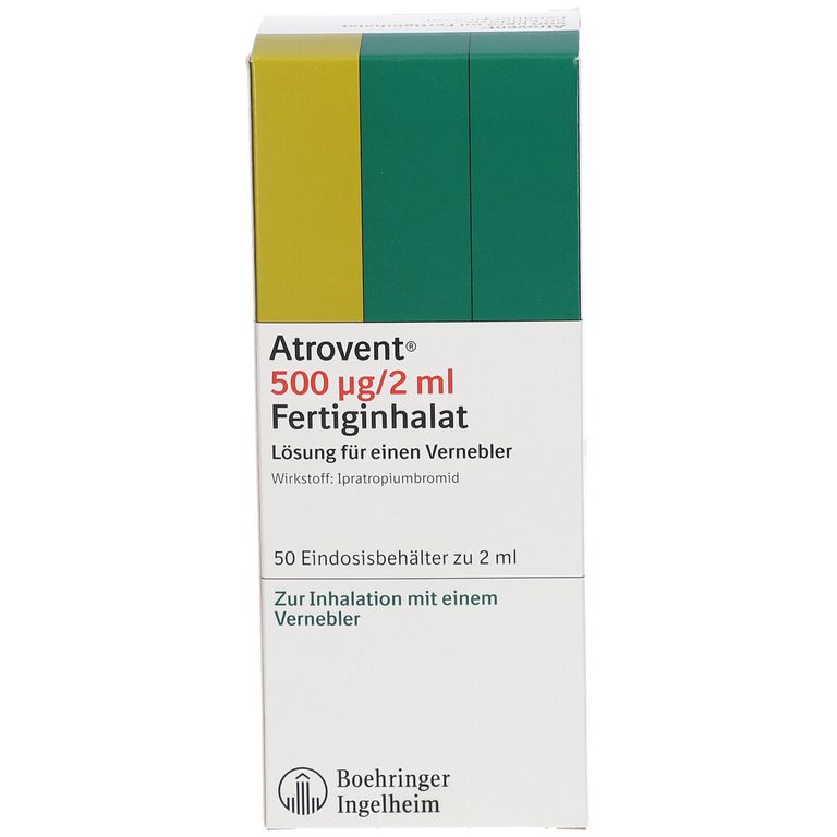 Atrovent® 500 ug/2 ml Fertiginhalat 50x2 ml mit dem E-Rezept kaufen ...