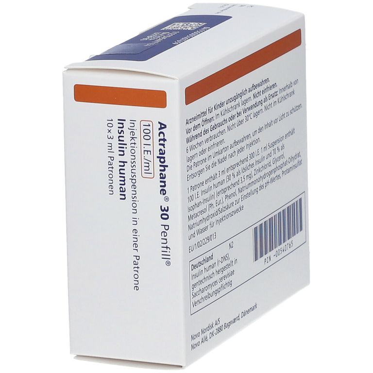 Actraphane® 30 Penfill® 100 I.E./ml 10x3 ml mit dem E-Rezept kaufen ...
