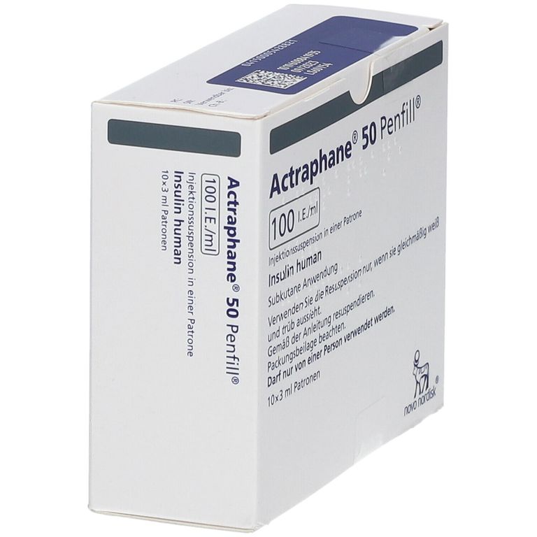 Actraphane® 50 Penfill® 100 I.E./ml 10x3 ml mit dem E-Rezept kaufen ...