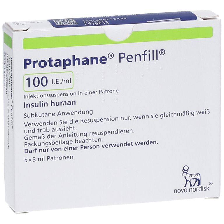 Protaphane® Penfill® 100 I.E./ml 5x3 ml mit dem E-Rezept kaufen - Shop ...